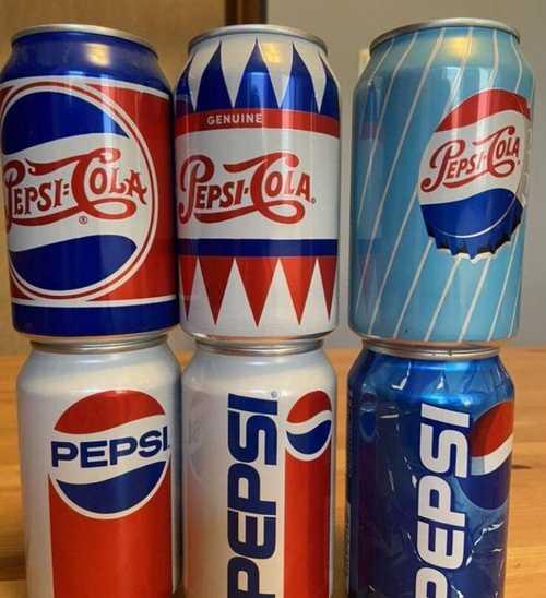 Pepsi коллекционные банки полные