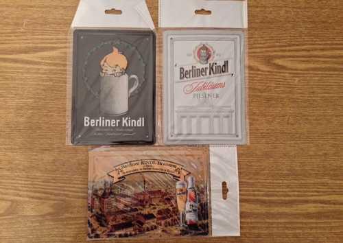 Таблички барные Berliner kindl