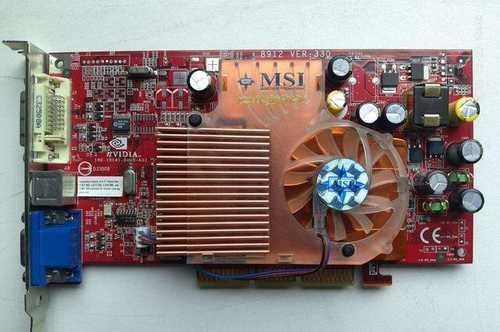 Видеокарта AGP MSI Geforce FX5600