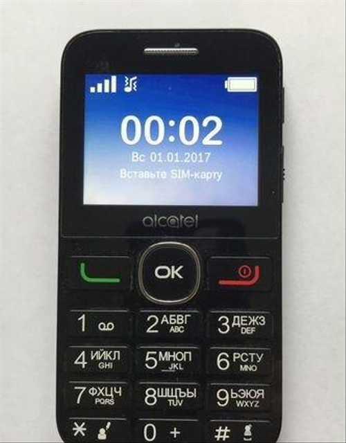 Кнопочный мобильный телефон Alcatel 2008g