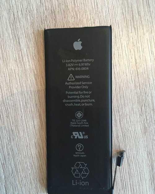 Оригинальный аккумулятор iPhone 6