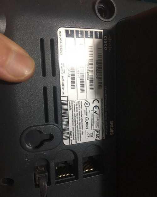 Ip телефон Cisco spa303