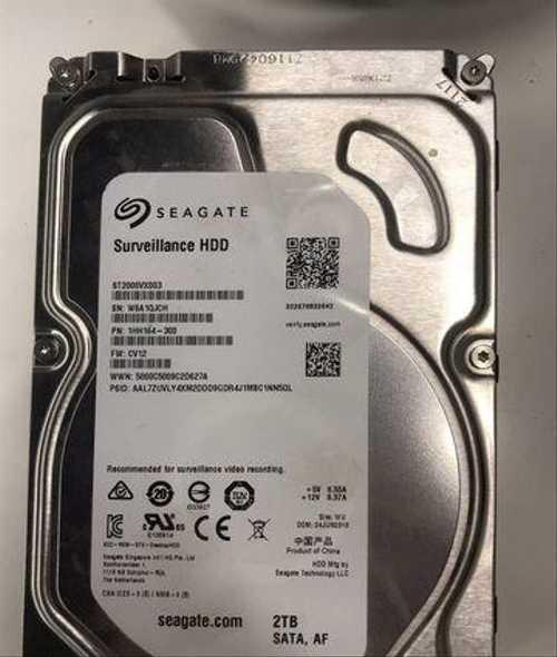 Жесткий диск seagate Surveillance HDD 2tb