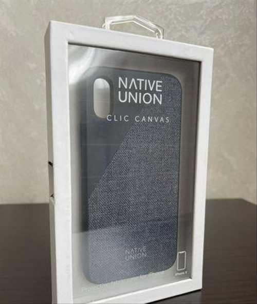 Чехол Native Union Clic Canvas for iPhone X