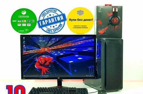 Игровой AMD Ryzen 5 + RX 560 4Gb + 27" Монитор LG