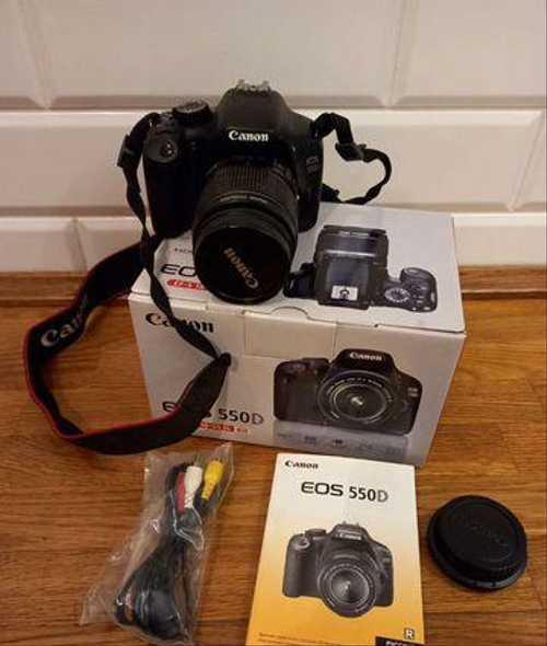 Зеркальный фотоаппарат canon eos550 d