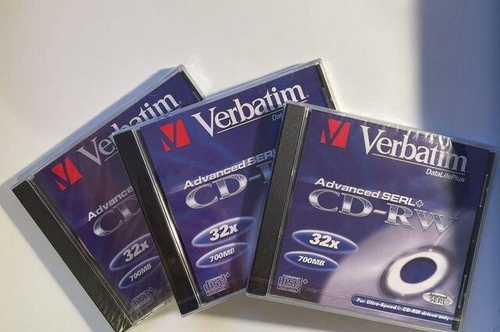 Диск CD-RW 700 Мб 32х Verbatim