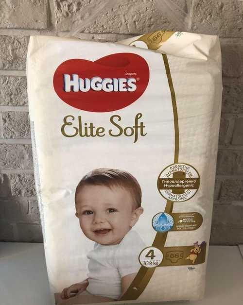 Подгузники Haggies Elit soft 4