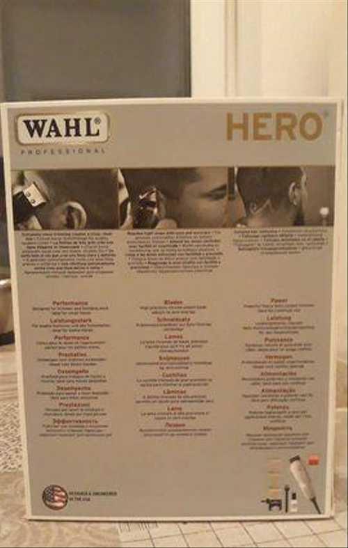 Триммер для стрижки wahl Hero