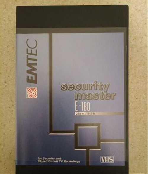 Видеокассета basf E-180 security master