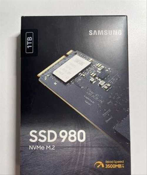 SSD диск m.2 nvme Samsung 980 1Tb новый