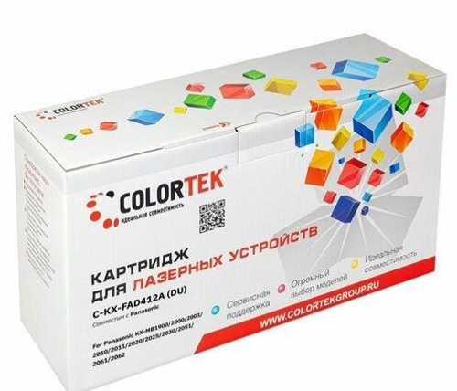 Фотобарабан Colortek KX-FAD412A для Panasonic черн