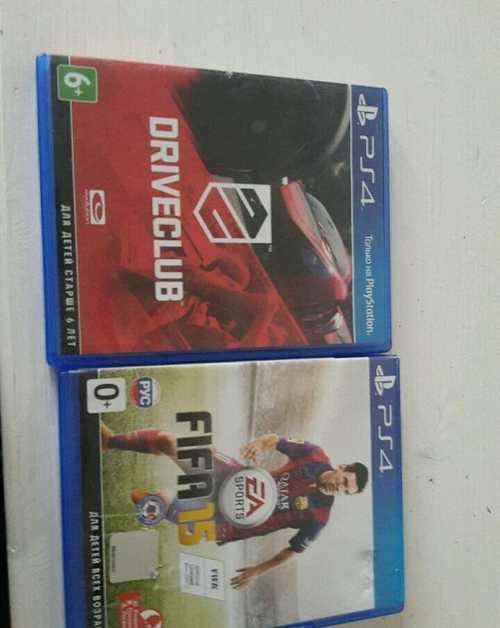 Игры для PS4 driveclub, fifa 15, инквизиция.продаж
