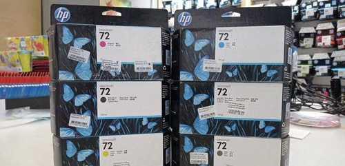 Картриджи hp 72 оригинал, много