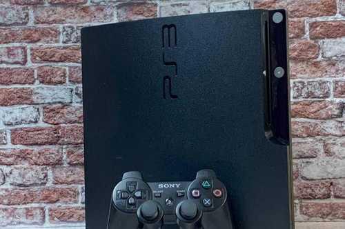 PS3 Slim 250 гб + 25 игр (прошитая)