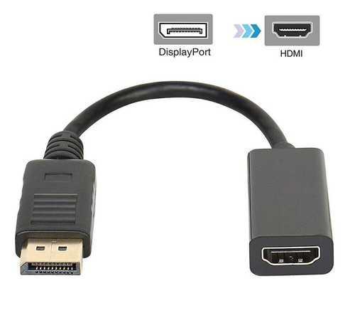 Кабель адаптер DisplayPort на hdmi