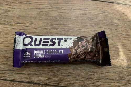 Quest Nutrition, шоколадный батончик, двойной-ш