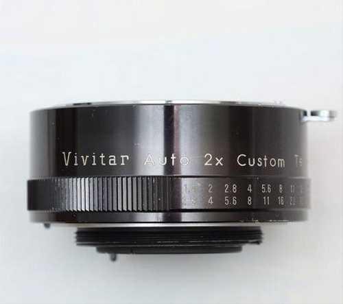 Телеконвертер 2x Vivitar на Olympus FTL