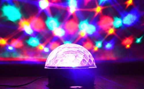 Диско шар MP3 LED magic ball light