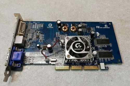 Видеокарта AGP Gigabyte GV-N52128DS 128Mb