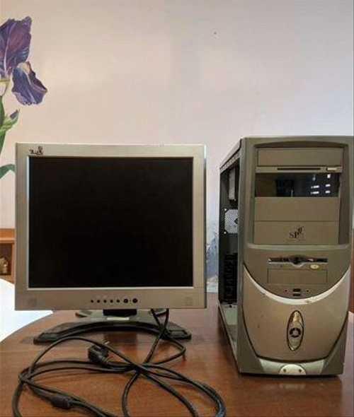 Системный блок компьютер монитор