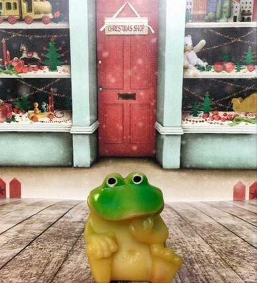 Лягушка жаба - резиновая игрушка СССР