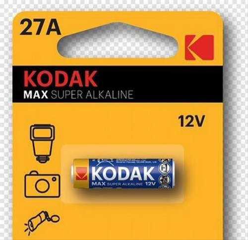 Батарейка LR27 Kodak MAX A27 MN27 BL1 Alkaline 12V
