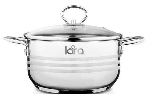 Кастрюля lara LR02-06 серия Standart 7.7л