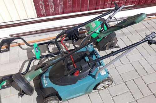 Газонокосилка электрическая makita