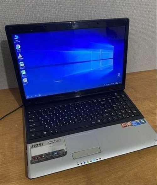 Ноутбук MSI CX620 Core i3/Radeon HD 5470