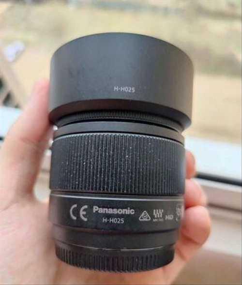 Объектив Panasonic Lumix H-H025E 25mm f/1.7