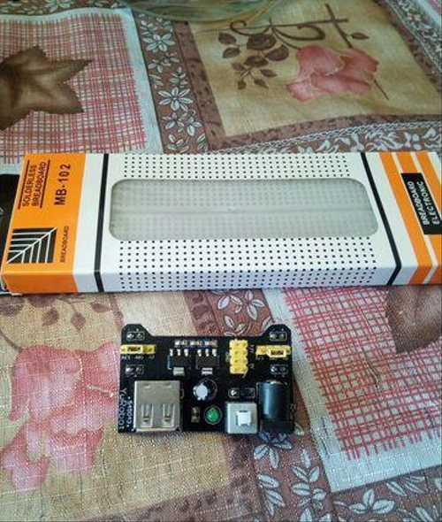 Mb-102 solderless breadboard и плата YwRobot Mb v2