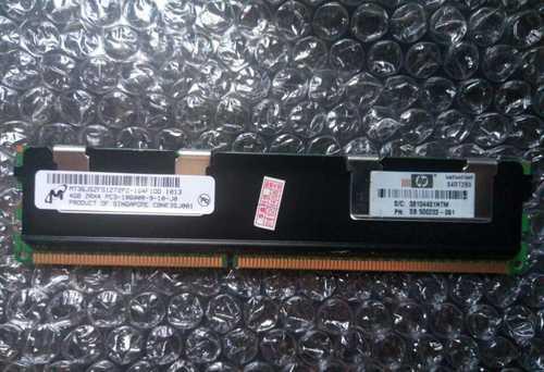 Оперативная память HP 4GB (1x4GB) PC3-10600