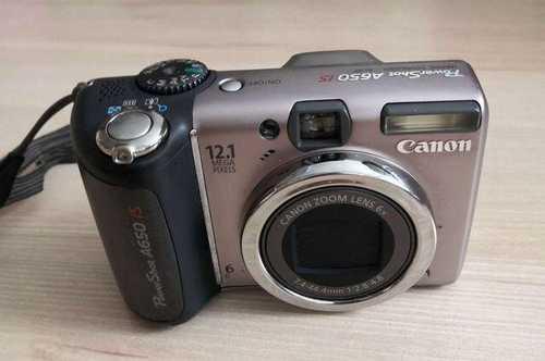 Компактный фотоаппарат canon А650 IS
