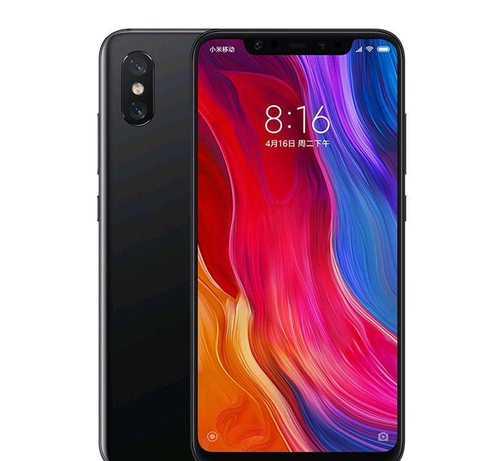 Новый Xiaomi Mi8 Black (Mi 8 ) 6Gb / 64Gb (6,21"