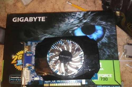 Видеокарта Gigabyte GeForce GT 730 (не работает)