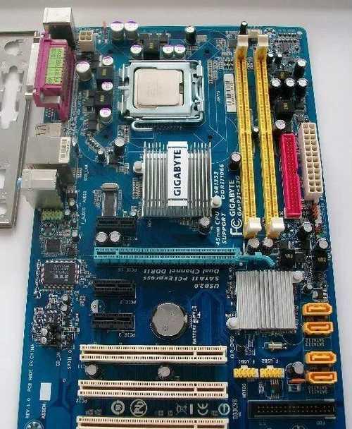 Материнская плата Gigabyte GA-P31S3G+CPU+DDR2