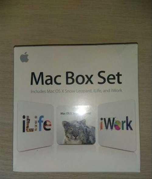 Apple mac os x 10.6 snow leopard box set новый