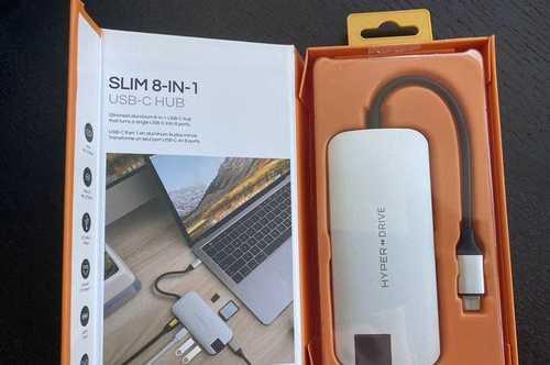 USB-C hub Hyper+ 8-in-1 для Macbook