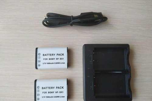 Аккумуляторы и з/у формата NP-BX1 для Sony