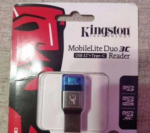 OTG кард-ридер Kingston MobileLite DUO 3C