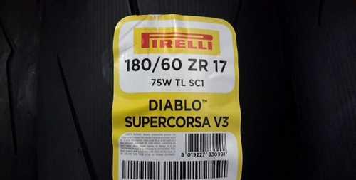 Мотошина Pirelli Diablo Supercorsa V3 180/60ZR17
