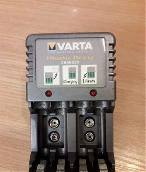 Зарядное устройство varta для пальчиковых аккумуля
