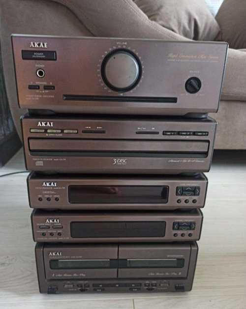 Аудиосистема akai 770 HI-FI Редкий винтаж, Япония
