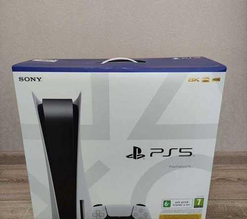 Sony PlayStation 5 с дисководом + Подписка PS Plus