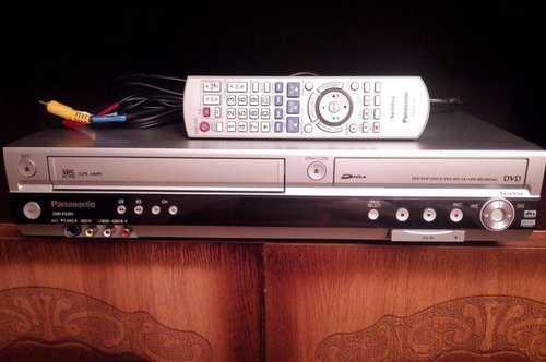 DVD-рекордер+ VHS-рекордер panasonic DMR-ES35v