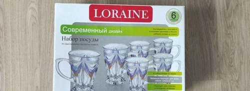 Набор посуды Loraine, 6 чашек