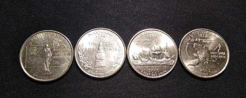 25 центов США серия Штаты