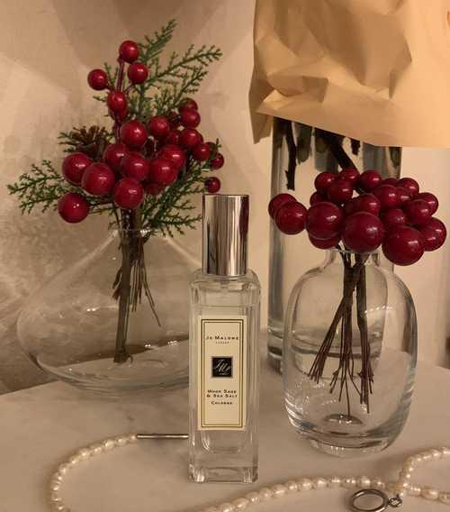 Jo malone wood sage & sea salt 30мл и три пробника