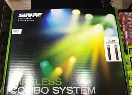 Shure BLX288E/PG58 M17 двухканальная